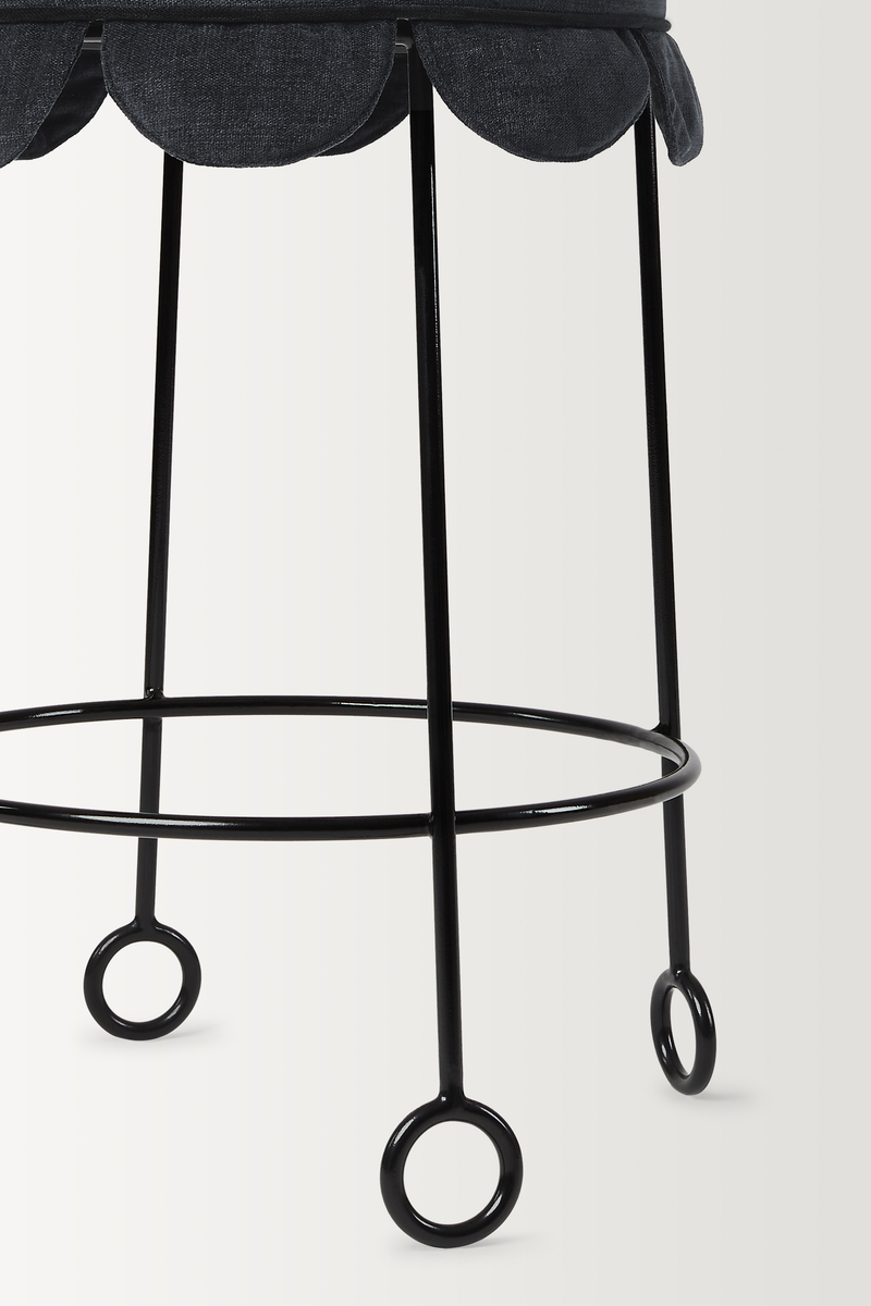 LORENZO STOOL - CHARCOAL - Merci Maison