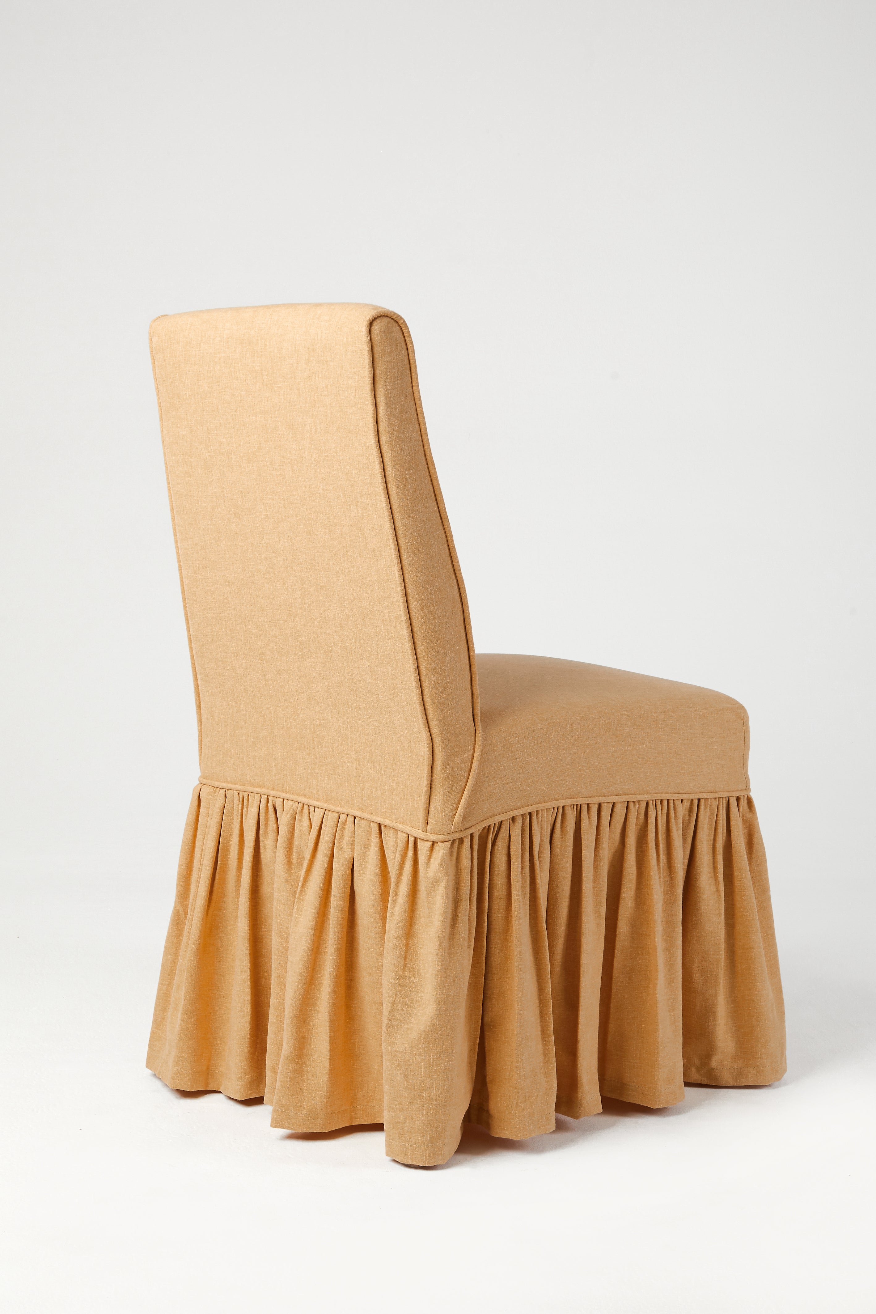ADELINE RUFFLE DINING CHAIR - MUSTARD – Merci Maison